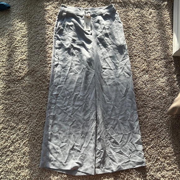OAK + FORT | Pants & Jumpsuits | Oak And Fort Blue Wide Leg Pants ...